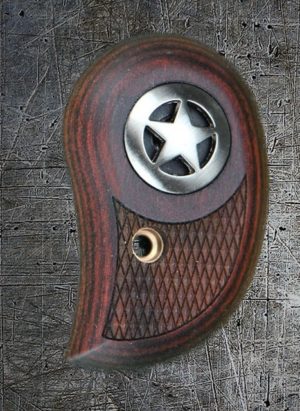 Standard Rosewood grips w/ silver star